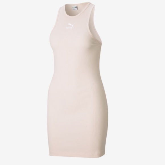 Puma | Dresses | Puma Classic Rib Dress Cloud Pink | Poshmark